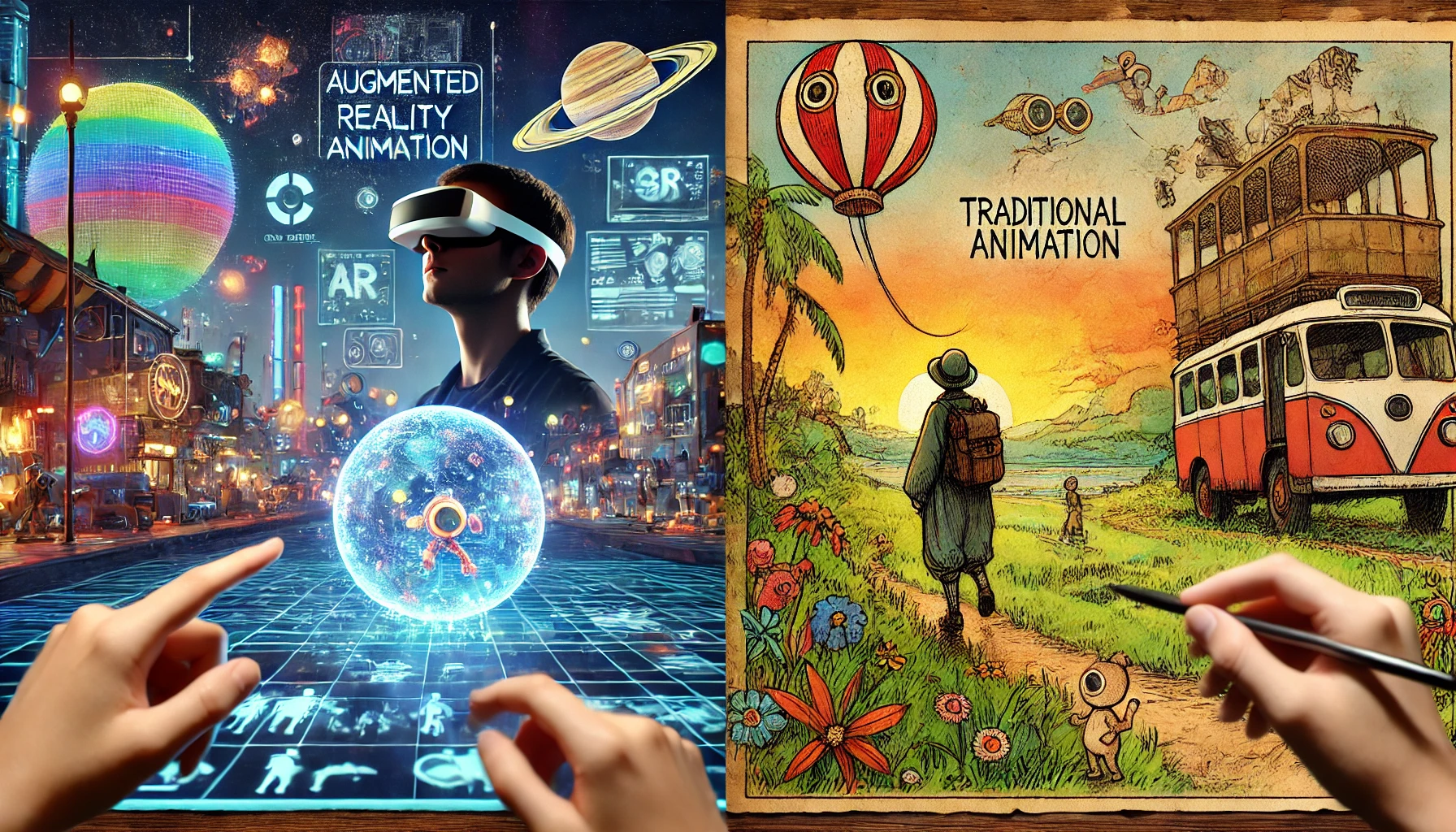 Augmented Reality Animation vs. Traditional Animation: What Sets Them ...